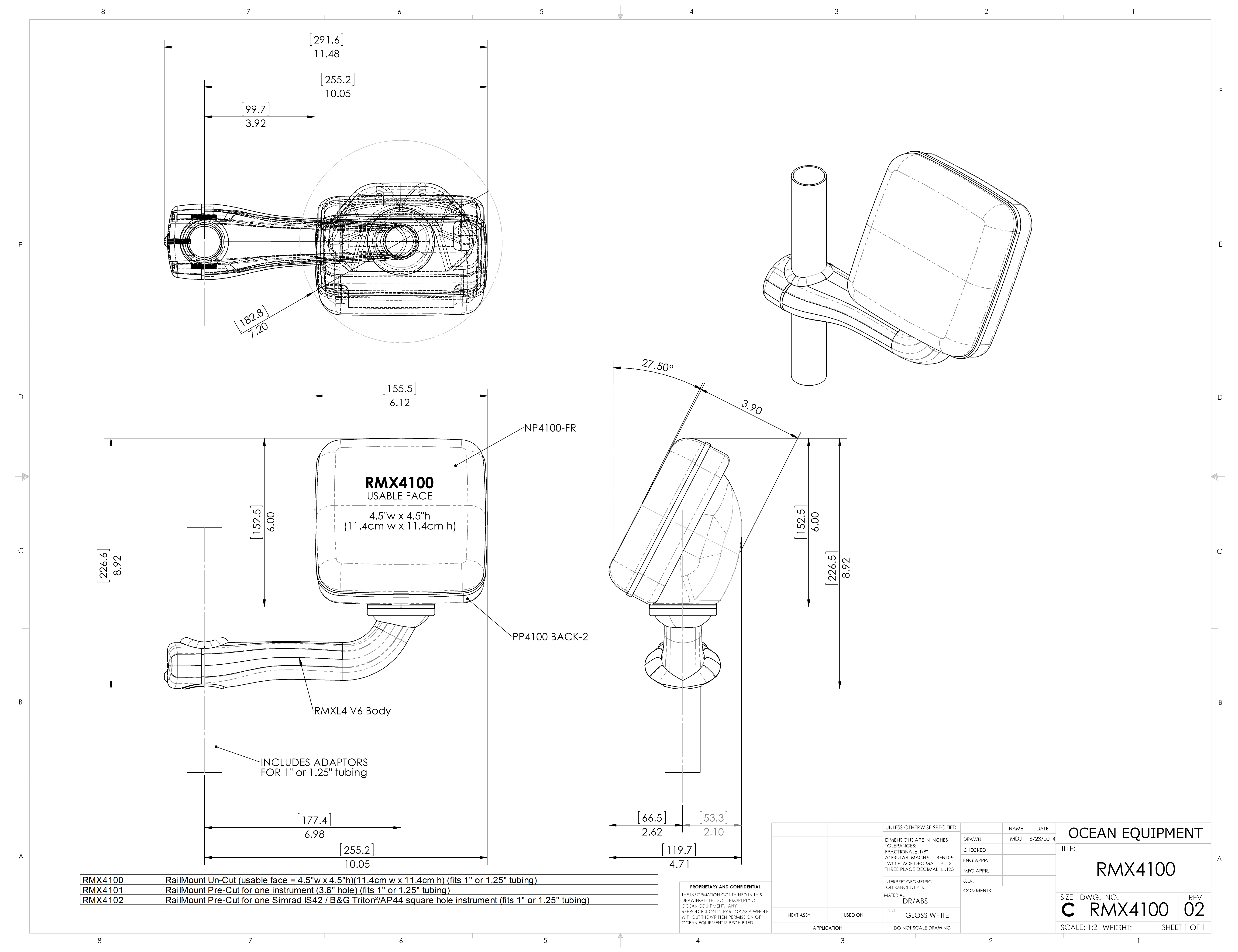NavPod RailMount Pod